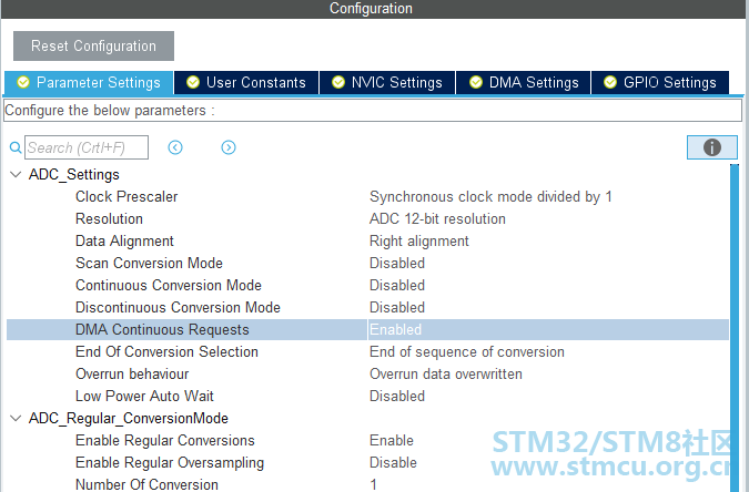 发现CubeMX一个bug。DMA和ADC初始化顺序反了，导致DMA设置错误 - STM32团队 ST意法半导体中文论坛